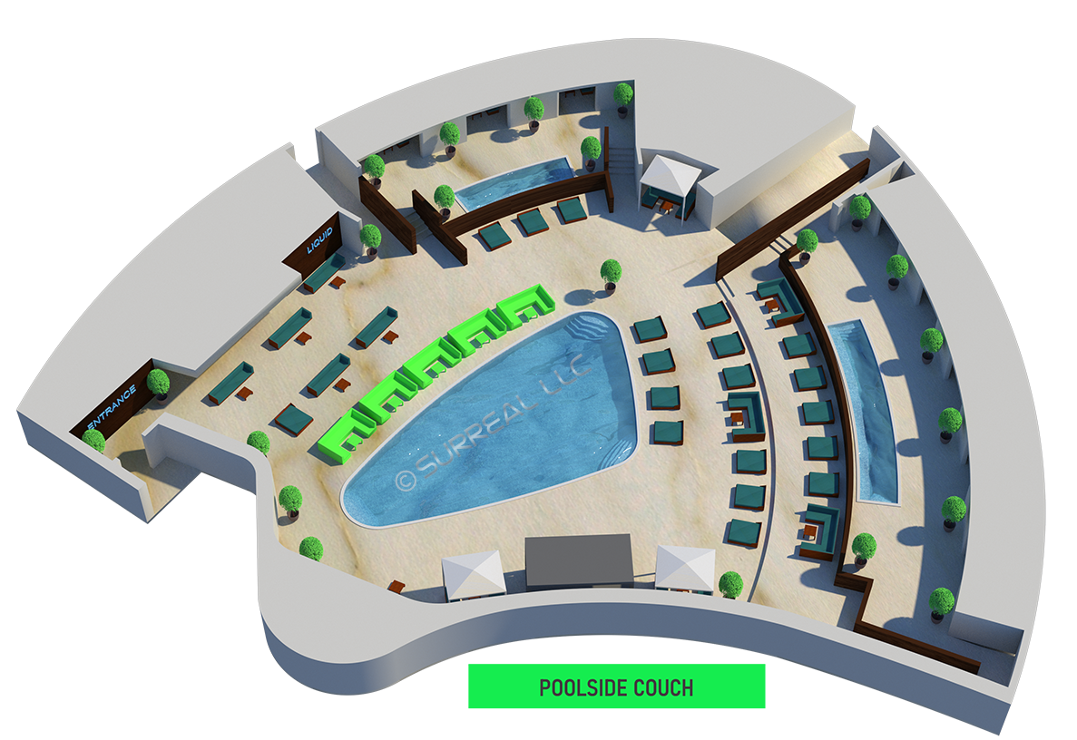 Liquid Pool Lounge for 2026 | Vegas VIP Services