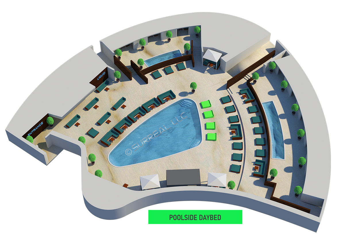 Liquid Pool Lounge for 2026 | Vegas VIP Services